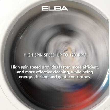 8kg Front Load Washing Machine – EWF 80120 VT | ELBA - SINGAPORE