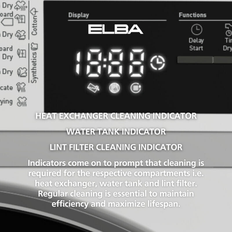 7kg Heat Pump Dryer – EBD 781H VT | ELBA - SINGAPORE